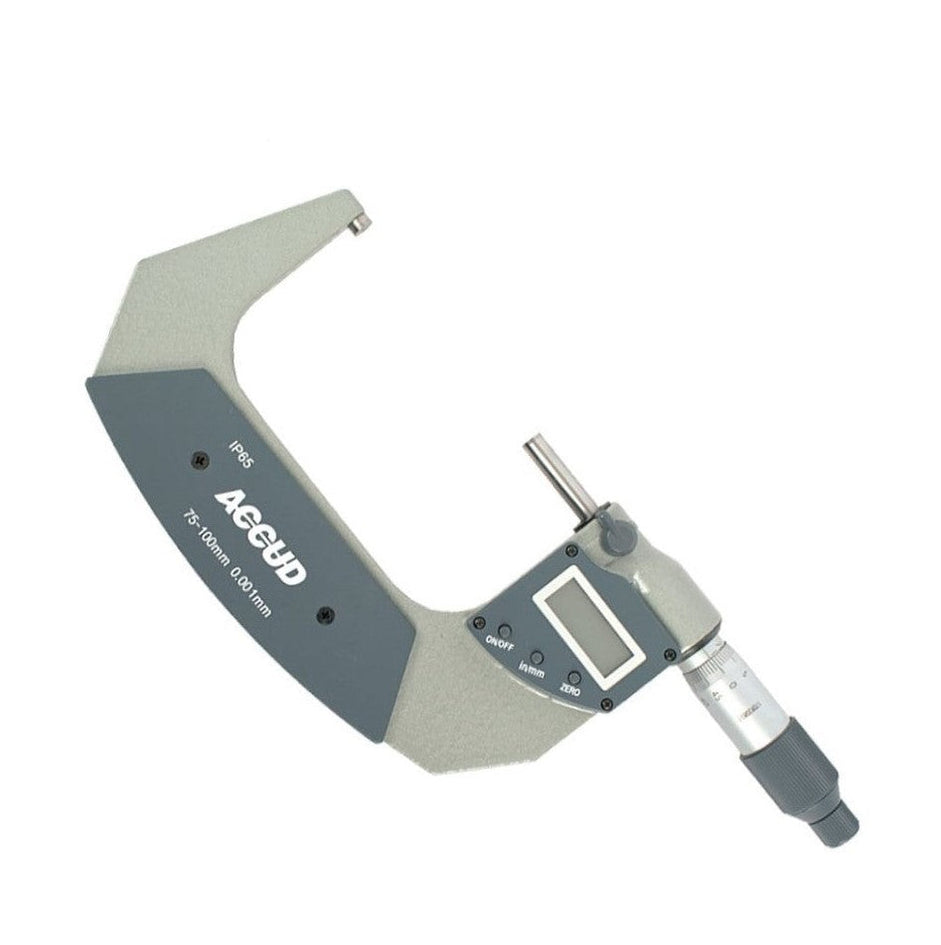 Home Accud | Micrometer Digital Outside IP65 75-100mm 0.004mm Acc. 0 ...