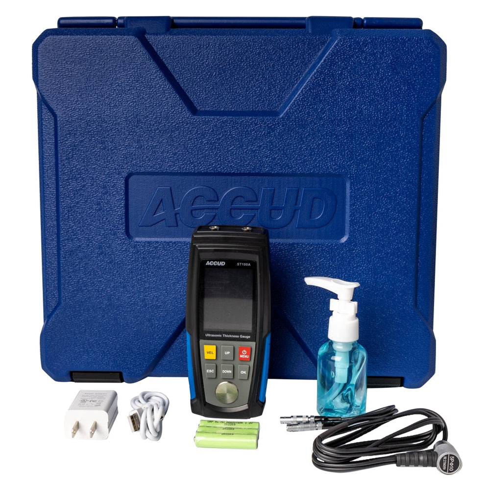 Home Accud | Thickness Gauge Ultrasonic 1.2-225mm Steel