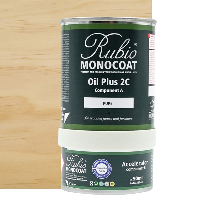 Rubio Monocoat | Oil Plus 2C Pure 390ml - BPM Toolcraft