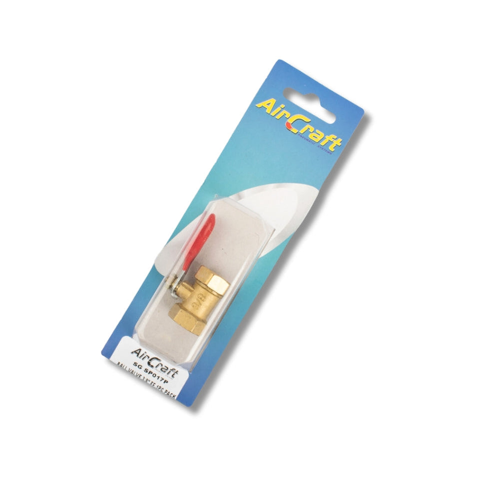 AirCraft | Ball Valve 3/8" FF 1Pc - BPM Toolcraft
