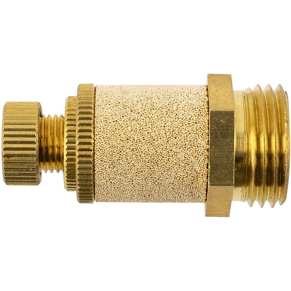 AirCraft | Flow Control Silencer Brass 1/2" M - BPM Toolcraft