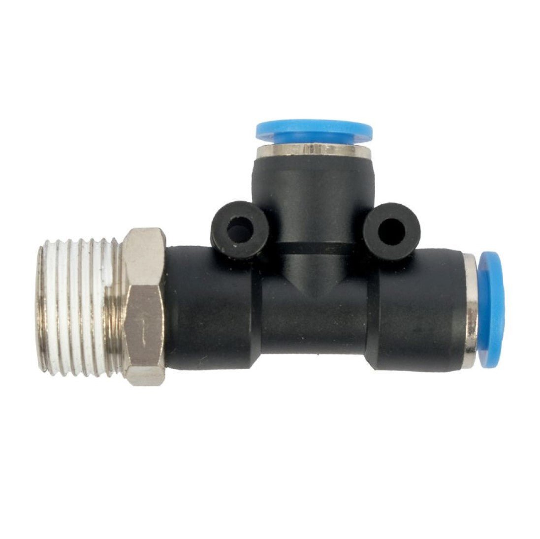 AirCraft | PU Hose Fitting Tee 10X10mm X 3/8"M - BPM Toolcraft