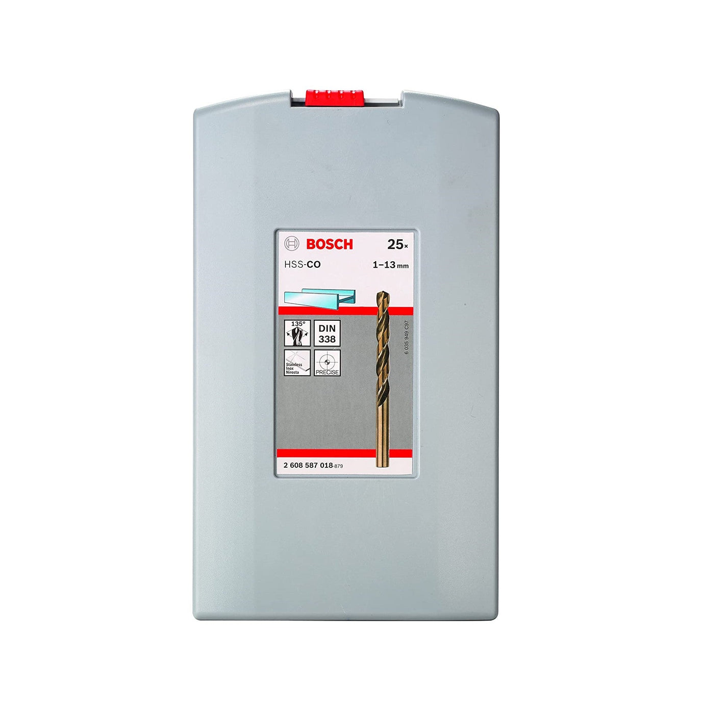Bosch Professional | Drill Bit Set HSS-Co 25Pc Probox Metal DIN338 ...