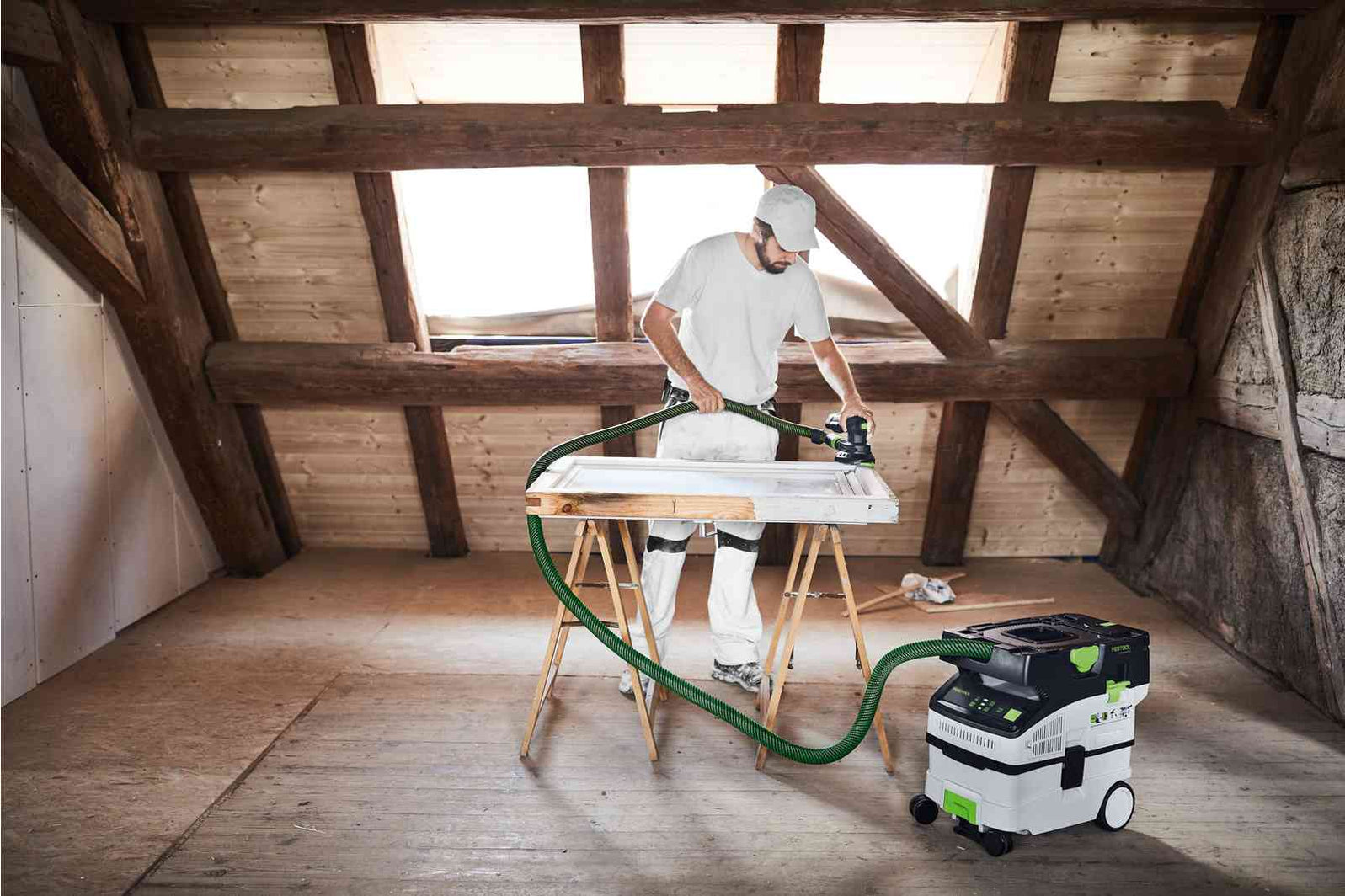 Festool | Cordless mobile dust extractor Cleantec CTLC MIDI Basic + 2x ...