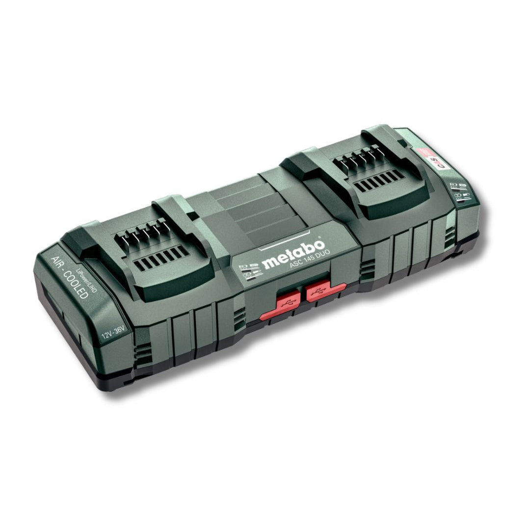 Metabo | Charger Superfast ASC 145 Duo 12-36V Air Cooled - BPM Toolcraft