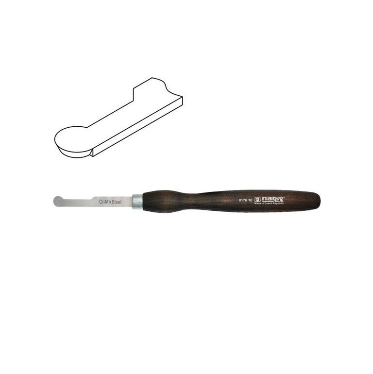 Narex | Round Side Cutting Scraper Right Standard Line - BPM Toolcraft