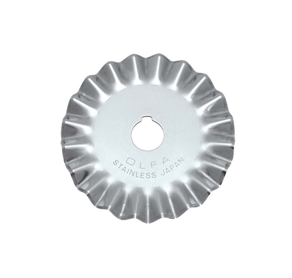 Olfa | Blades Rotary Pinking Cutter 1Pk 45mm - BPM Toolcraft