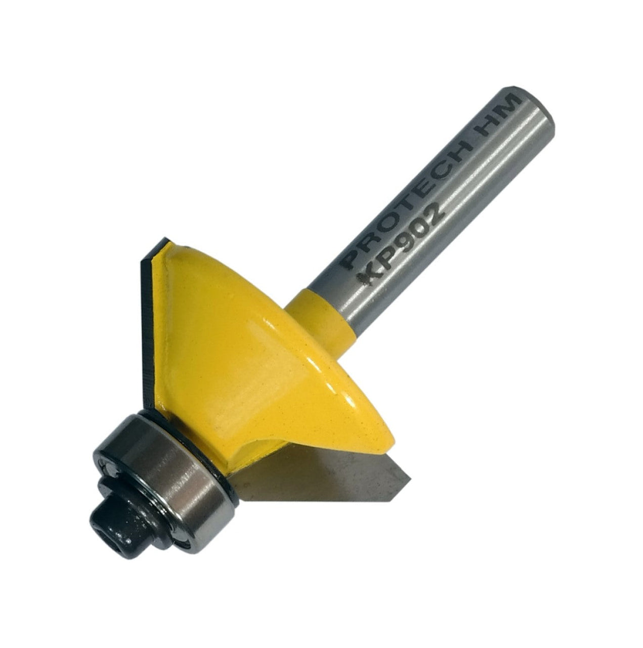 Pro-Tech | Router Bit Chamfer Bevel 1 3/16" 1/4" Shank - BPM Toolcraft