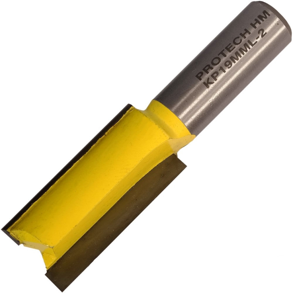 Pro-Tech | Router Bit Straight 19X38mm Cut 2 Flute Metric 1/2" Shank ...