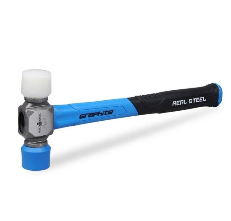 Home Real Steel | Mallet Nylon Double Head Jacketed Graphite Handle ...