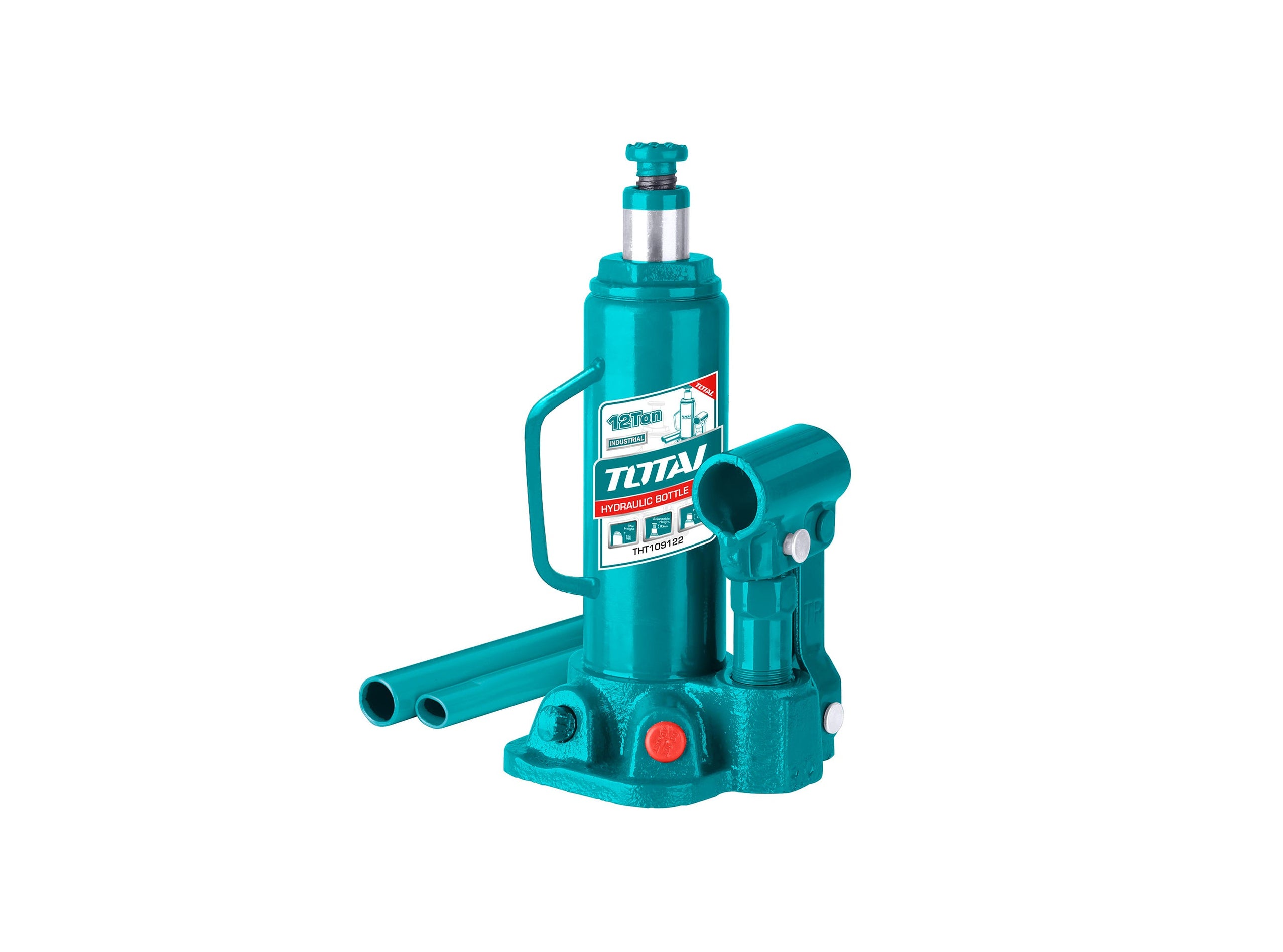 TOTAL | Bottle Jack 12 Ton with Safety Valve - BPM Toolcraft