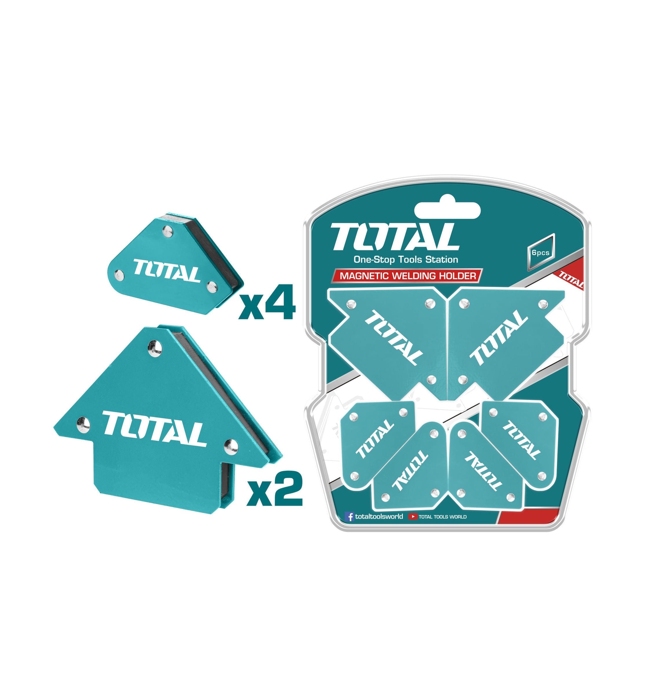 TOTAL | Welding Holder Set Magnetic - BPM Toolcraft