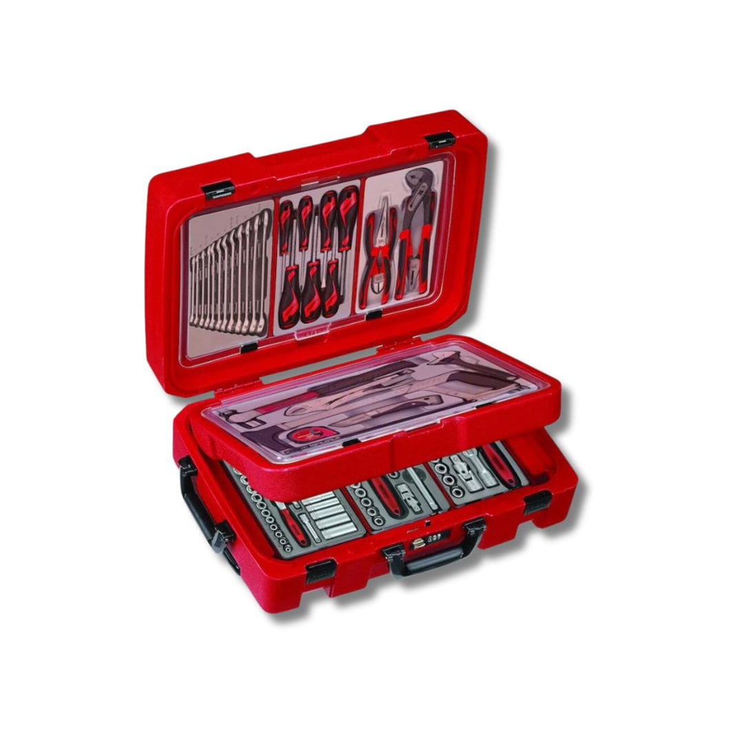 Tork Craft | Tool Box Tradesman Cantilever 88Pc 5 Tray