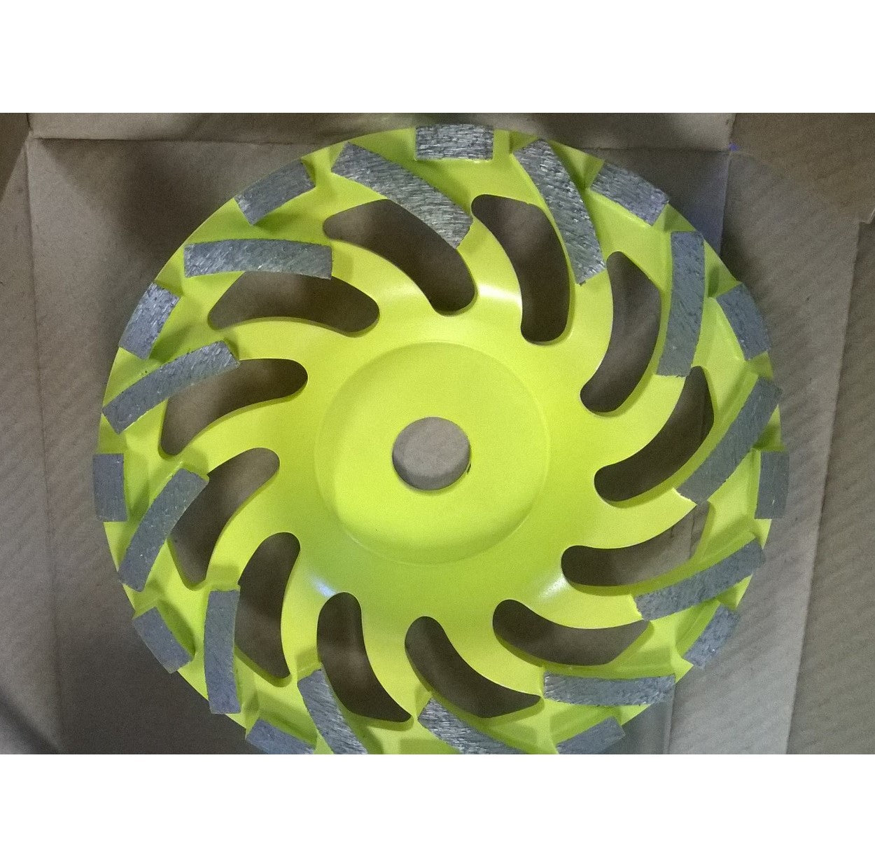 Tool-Co | Segmented Cup Grinder 180mm Yellow Diamond Coarse Yellow ...
