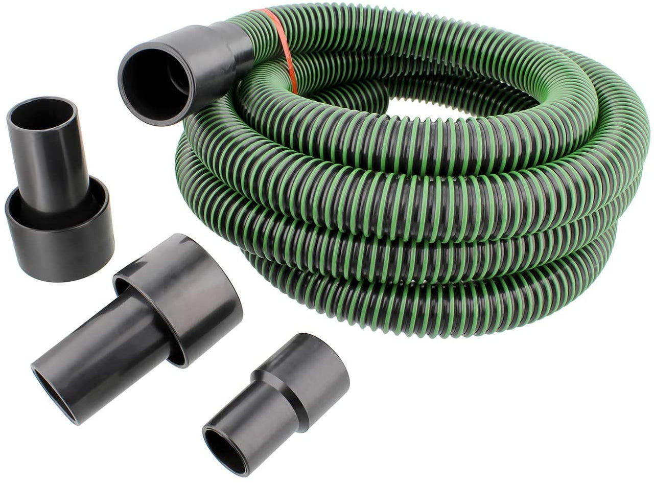 Home Toolcraft | Dust Collection Hose Kit 2m w/Fittings & 2 Reducers