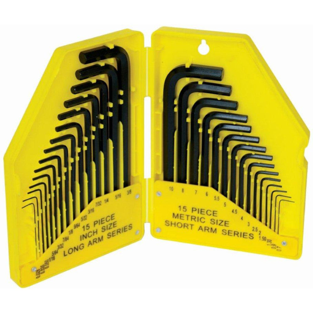 Tork Craft | Hex Allen Key Set 1.5-10mm CrV 10Pc