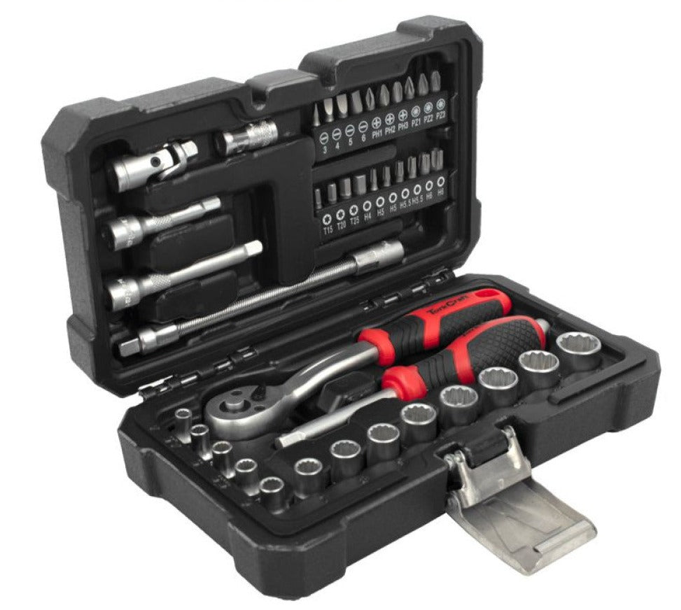 Tork Craft | Tool Box Tradesman Cantilever 88Pc 5 Tray