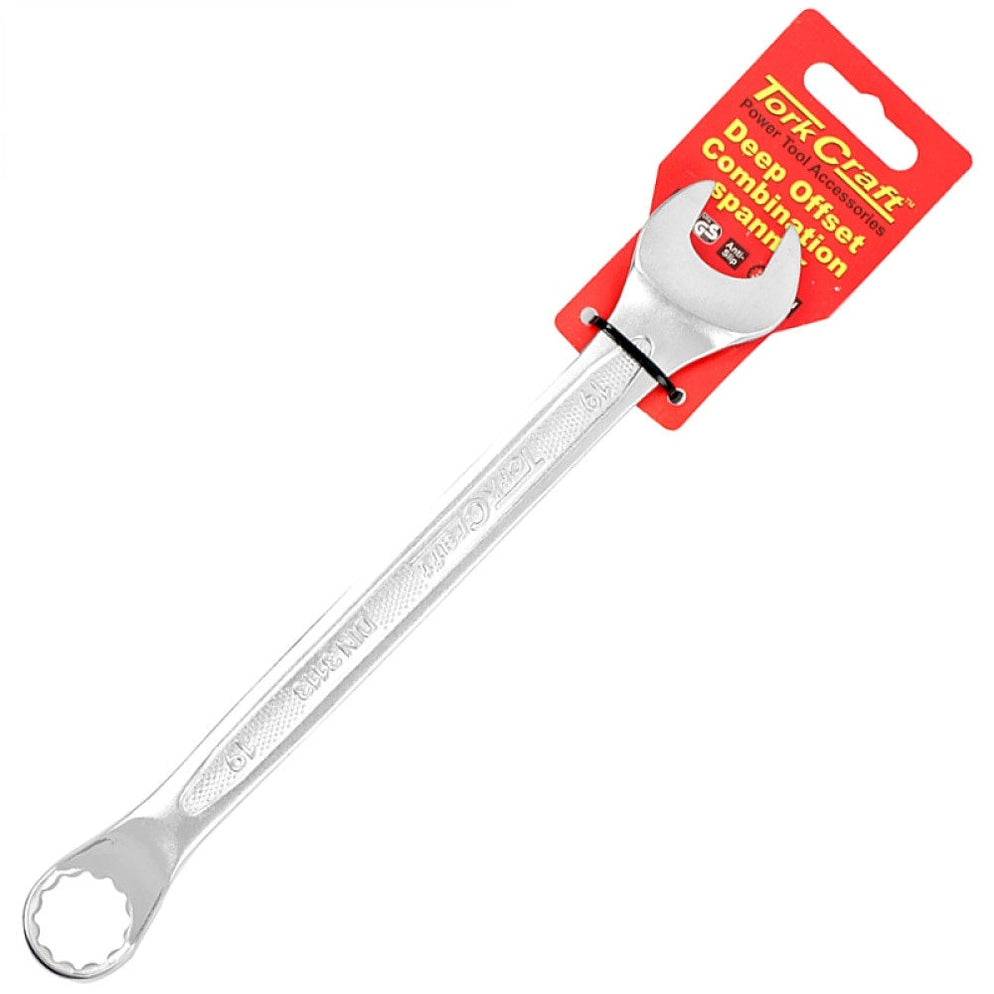 Home Tork Craft | Spanner Combination Deep Offset 19mm