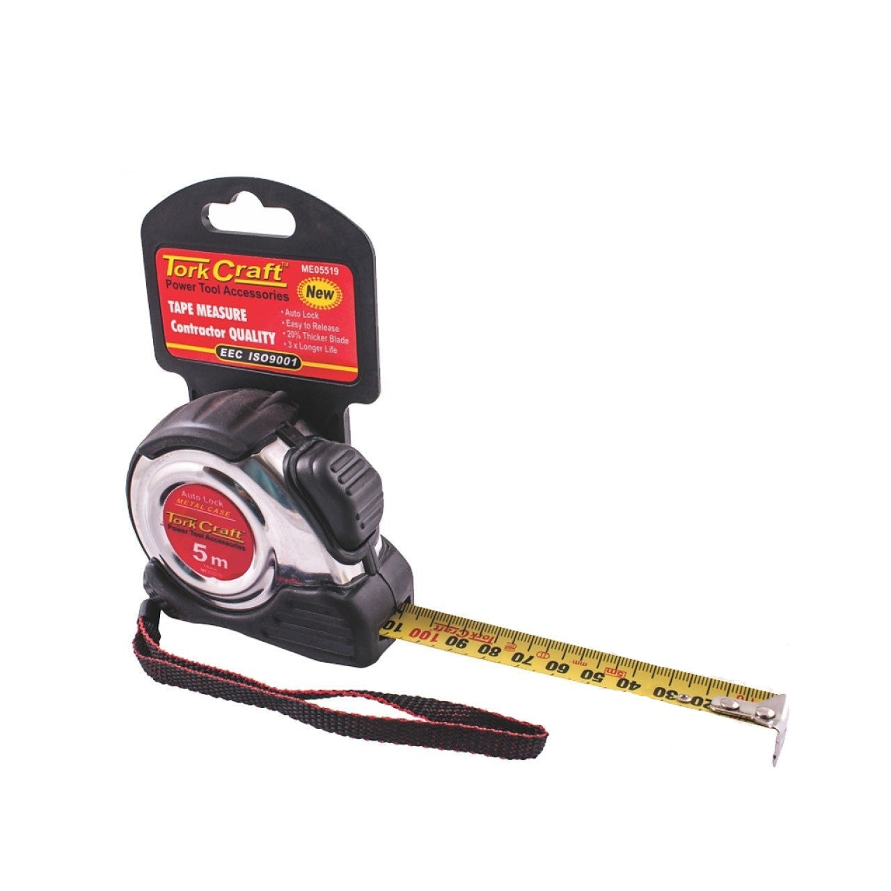 Tork Craft | Tape Measure Self Locking 5m X 19mm - BPM Toolcraft