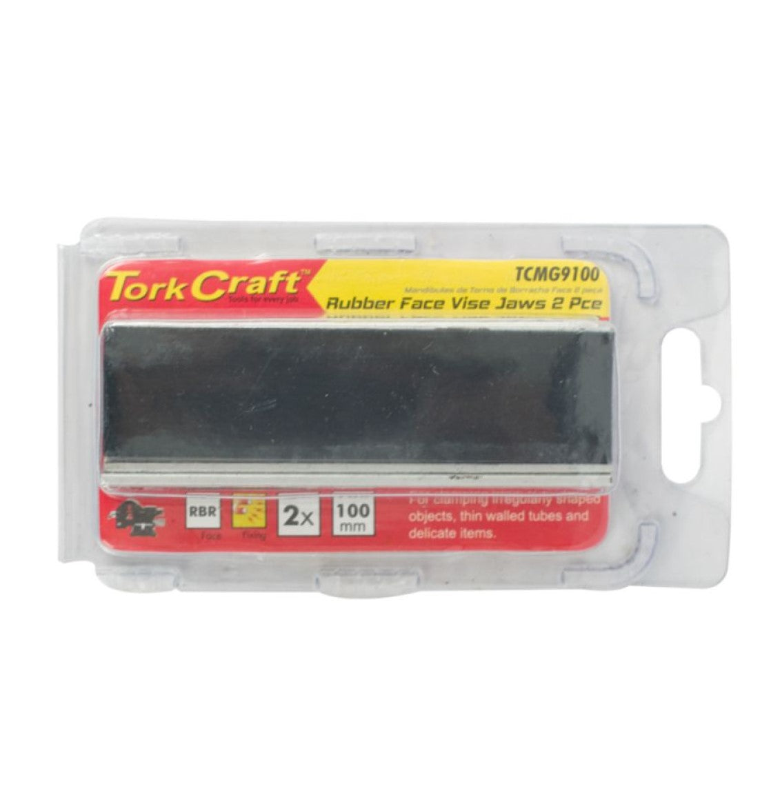 Tork Craft | Vice Jaws Magnetic Alum. 100 X 32mm 2Pc Rubber Face - BPM ...