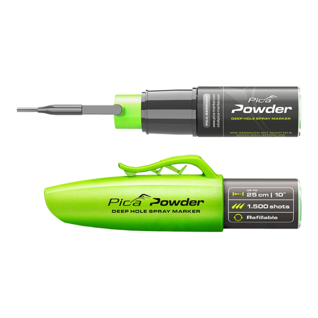 Home Pica | Powder Spraymarker Fluorescent Green Blister