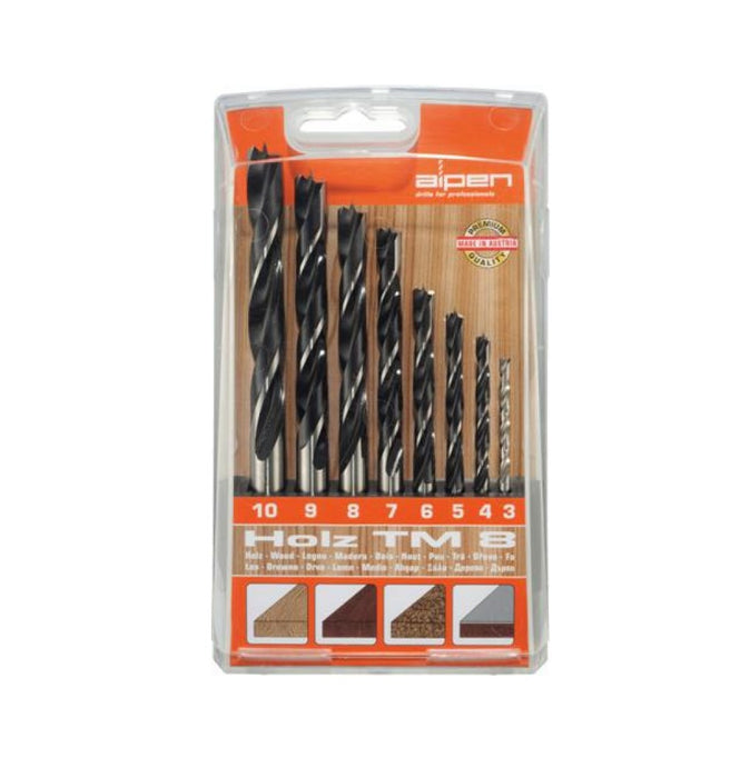 Alpen | Drill Bit Set Wood 8Pc - BPM Toolcraft