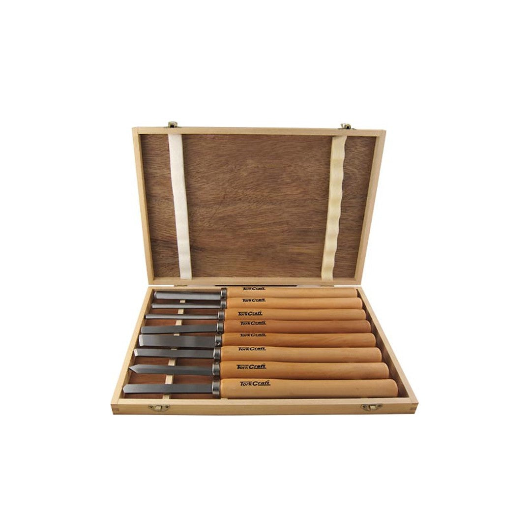 Tork Craft | Chisel Set Wood Turning 8Pc - BPM Toolcraft