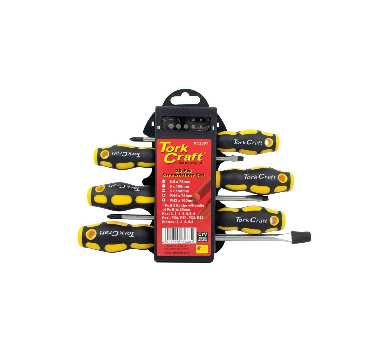 Tork Craft | Screwdriver Set 20Pc - BPM Toolcraft