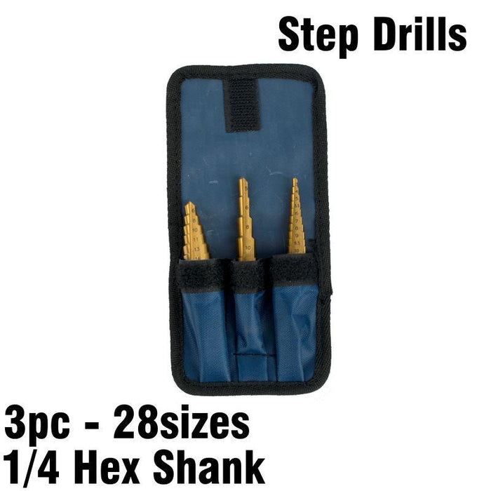 Tork Craft | Step Drill Set 3Pc - BPM Toolcraft