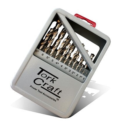 Tork Craft | Drill Bit Set 19Pc HSS Ground Bright Finish - BPM Toolcraft